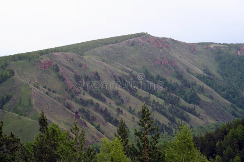 Red mountain ridge crests stock image. Image of ridge - 83531313