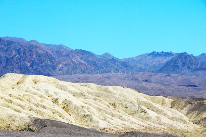 Red Mountain Slopes and Desert in America. Stock Image - Image of ...