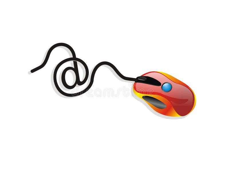 Mouse stock vector. Illustration of scroll, write, black - 4865605