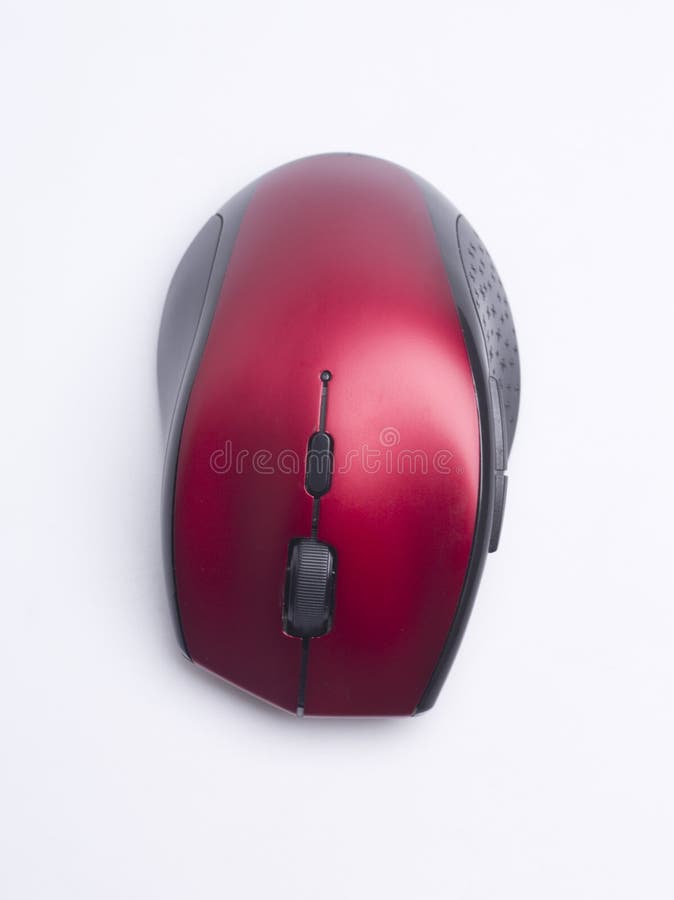 Red mouse up stock image. Image of control, bluetooth - 364904121
