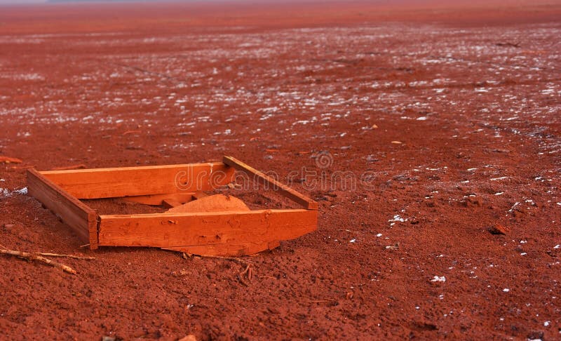 Red Mud stock image. Image of rest, soil, disaster, dispose - 3965607