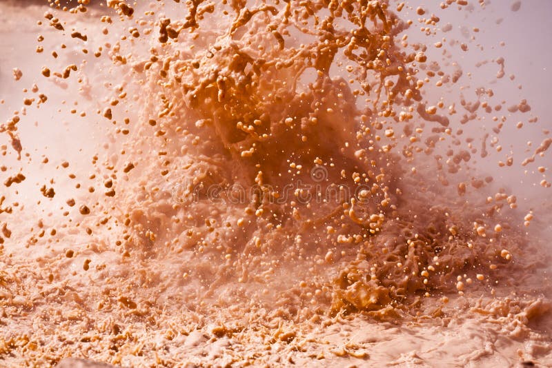 Red Mud in Geothermal Geyser Stock Photo - Image of destination ...