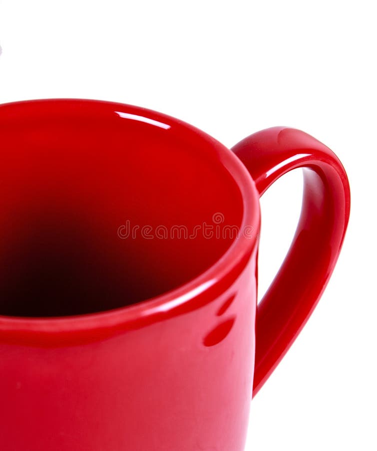 RED MUG with HAND stock image. Image of blank, shot, embity - 43325503