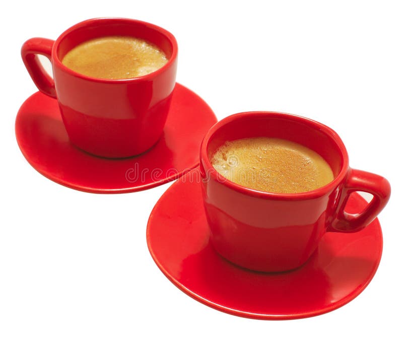 Red Mugs stock image. Image of filter, bubble, aromatic - 12865525