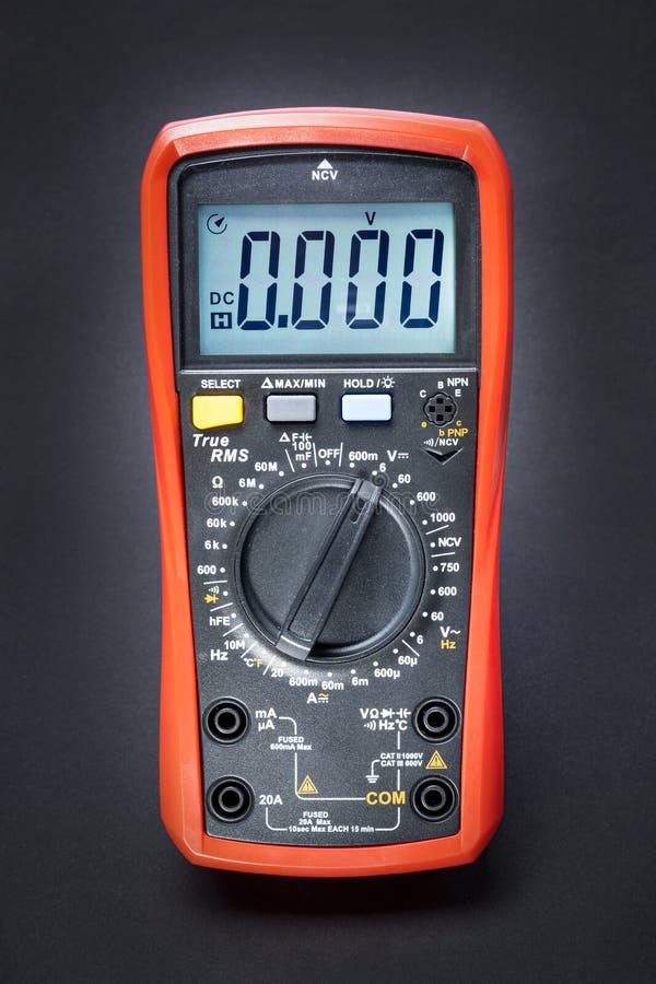 Red Multimeter, Multimeter or Multitester, Modern Multifunctional ...