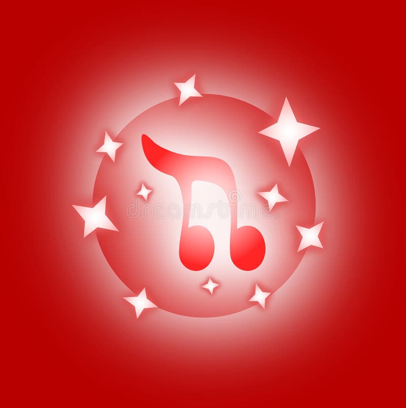 Red music stock vector. Illustration of badge, player - 38452153