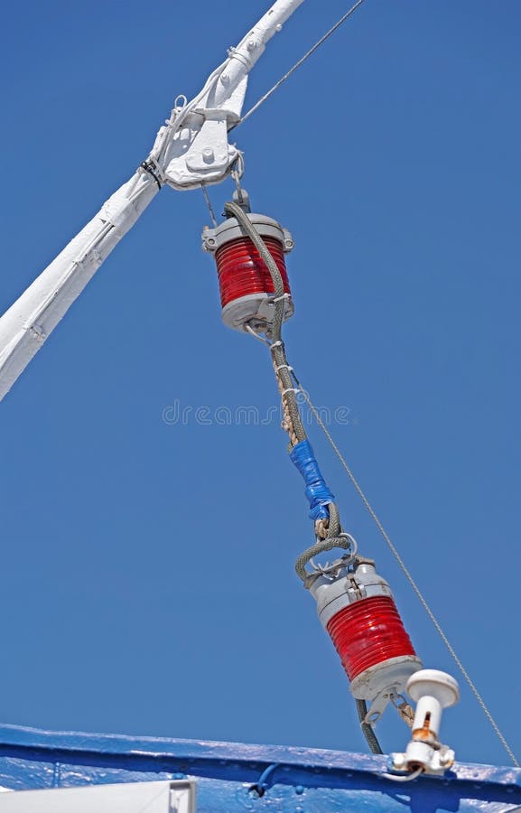 Red navigation light stock photo. Image of port, ship - 35520020