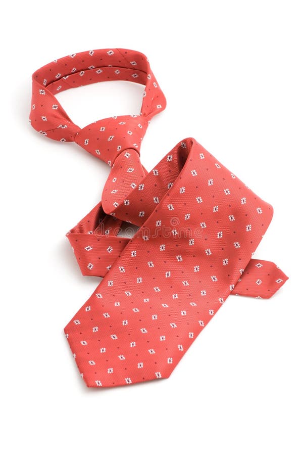 Red necktie stock photo. Image of knot, clothing, silk - 13508572