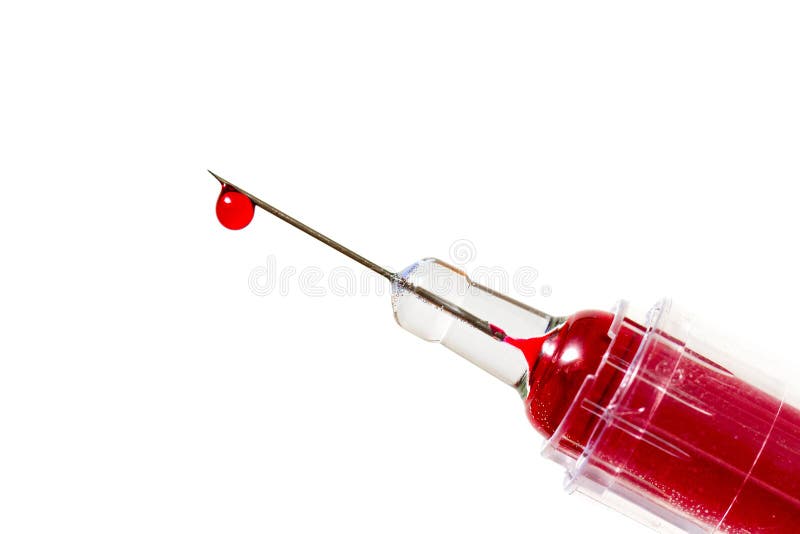 Red needle stock photo. Image of background, blood, close - 34274498