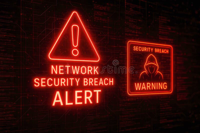 Network Security Breach Stock Illustrations – 23,047 Network Security ...