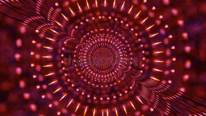 Red Neon Lights Burst 3d Illustration Background Wallpaper Artwork ...