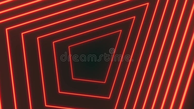 Sleek Triangle Neon Light a Futuristic Design Element Stock Footage ...