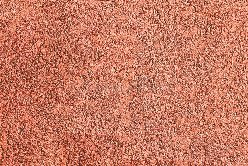 Red New Stucco Construction Wall Building Decor Exterior Finish Texture ...