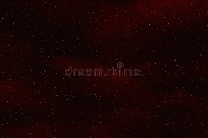 Red Night Sky Galaxy Background. Starry Night Sky Stock Photo - Image ...