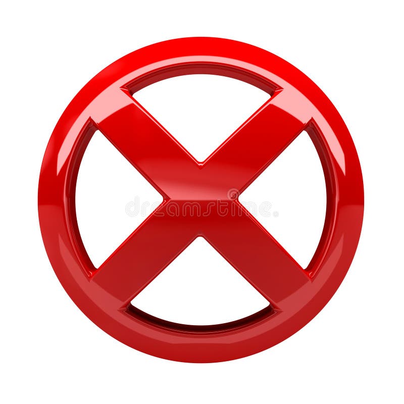 Red no sign stock illustration. Illustration of graphic - 8049090