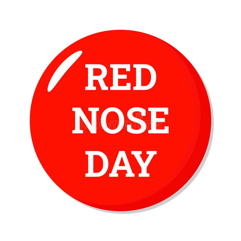 Red Nose Day Illustration. Vector. Flat Design. Banner for Red Nose Day ...