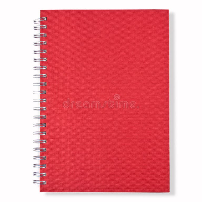 Red Note Book stock image. Image of diary, meeting, list - 16309013