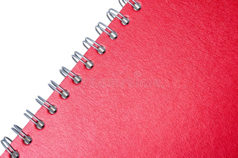 Red note book stock image. Image of binder, comment, paper - 57022405