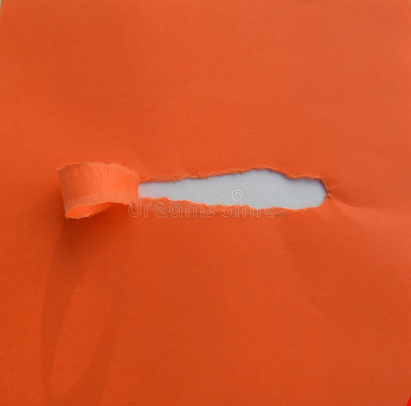 Red Note Paper Blank Background Mockup with Hole Stock Photo - Image of ...