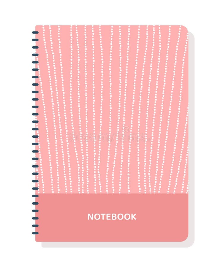 Red notebook cover stock illustration. Illustration of elegant - 277773130