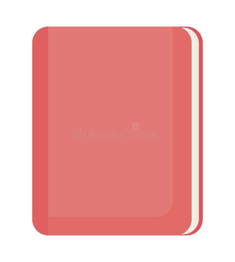 Red notebook illustration stock vector. Illustration of chart - 229008220