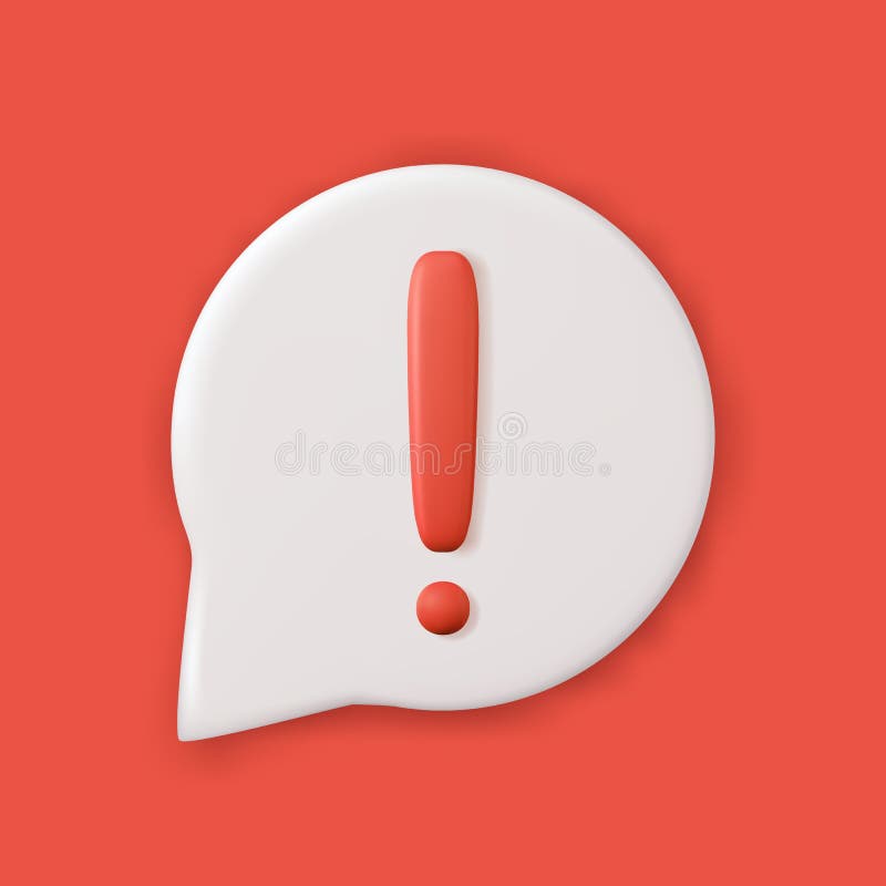 Red Notification Reminder Icon Stock Vector - Illustration of message ...