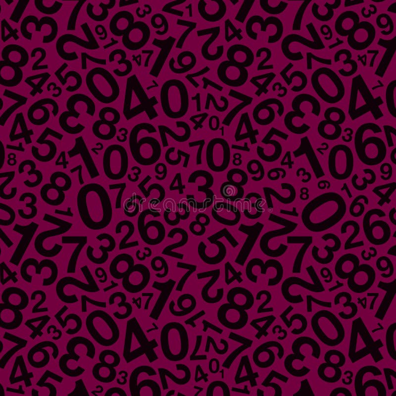 Red number background stock vector. Illustration of numeral - 92686181