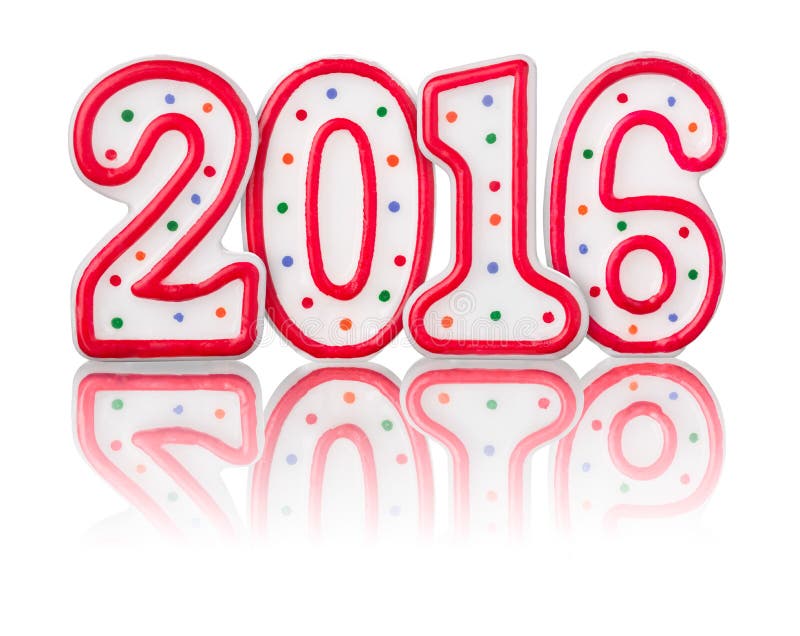 Red number 2016 stock illustration. Illustration of design - 59591579