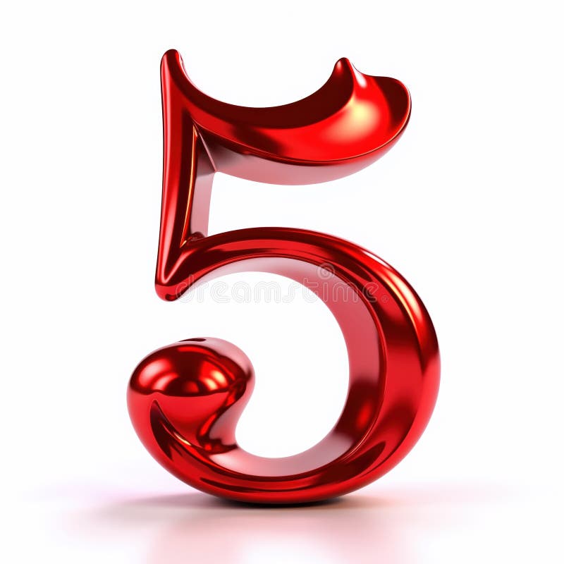 Red Number 5 Stock Illustrations – 3,065 Red Number 5 Stock ...