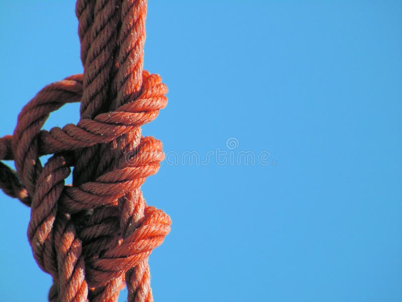 Nylon rope loop stock photo. Image of cutout, rope, soiled - 2239260