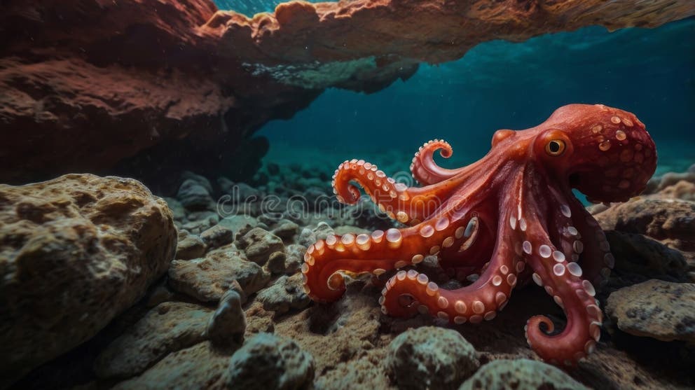 Octopus Walking Stock Illustrations – 106 Octopus Walking Stock ...
