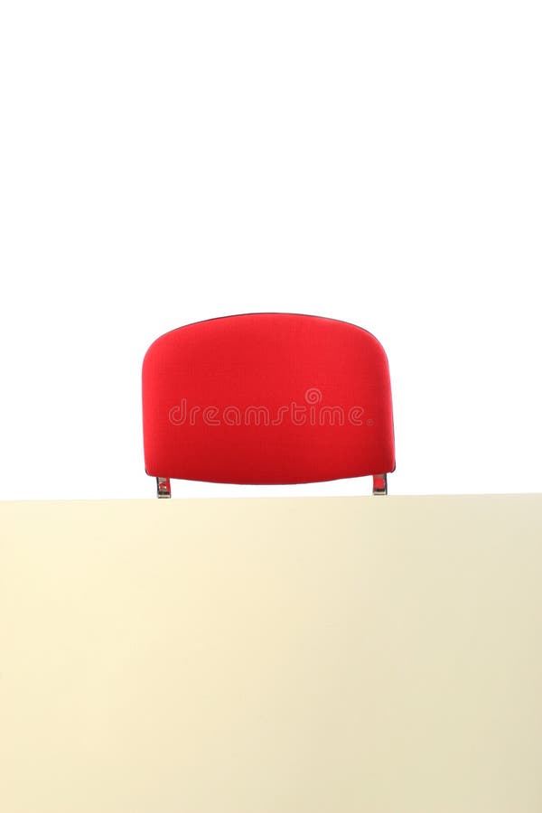 Red office chair and table stock photo. Image of urban - 39653196