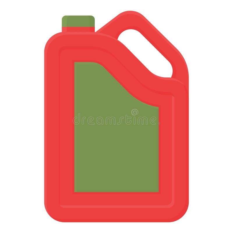 Red Oil Container Vector stock vector. Illustration of icon - 332022488