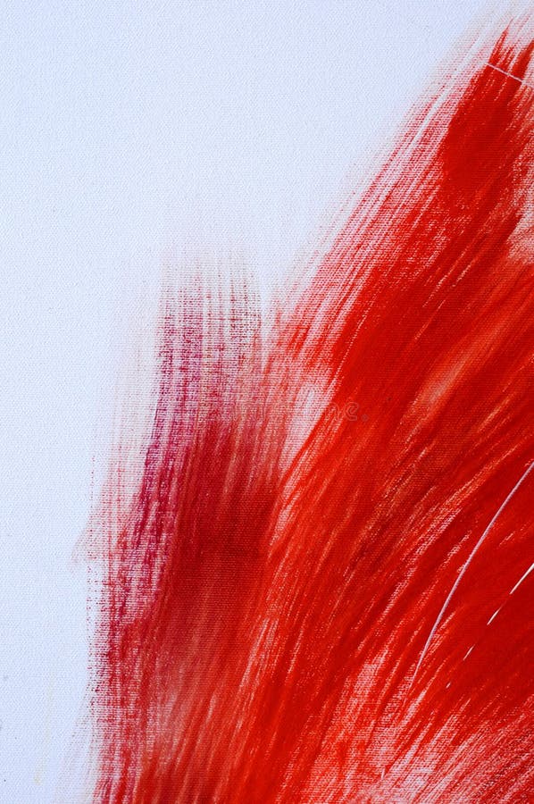 Red oilpainting on canvas stock photo. Image of oilpainting - 4520684