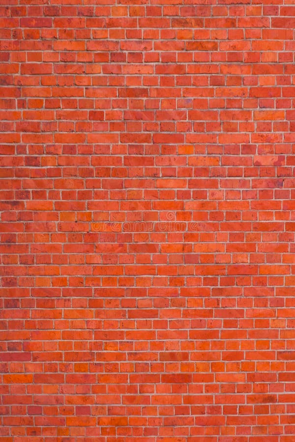 Red Old Brick, Distant Plan. Stock Photo - Image of material, pattern ...