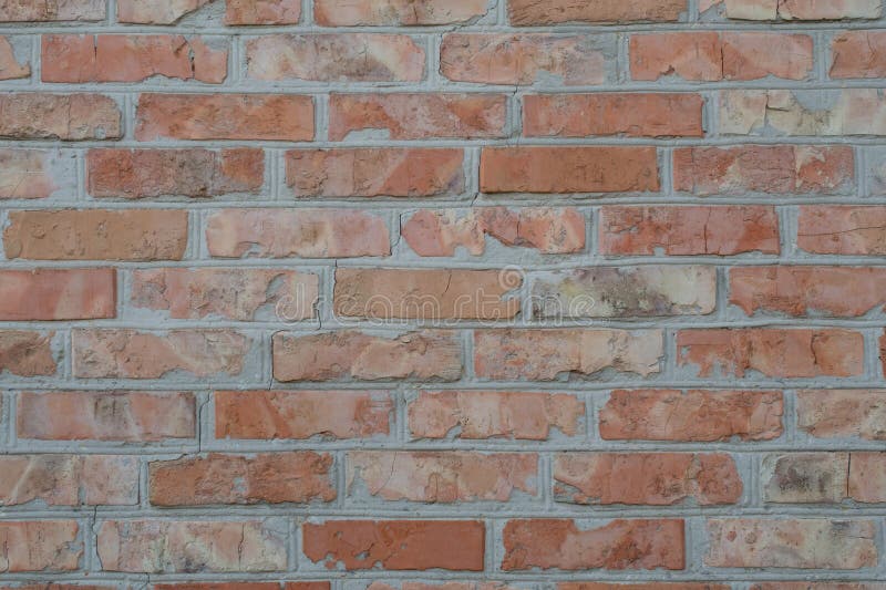 Red Old Brick Wall. Various Colors of Red Stock Photo - Image of brown ...
