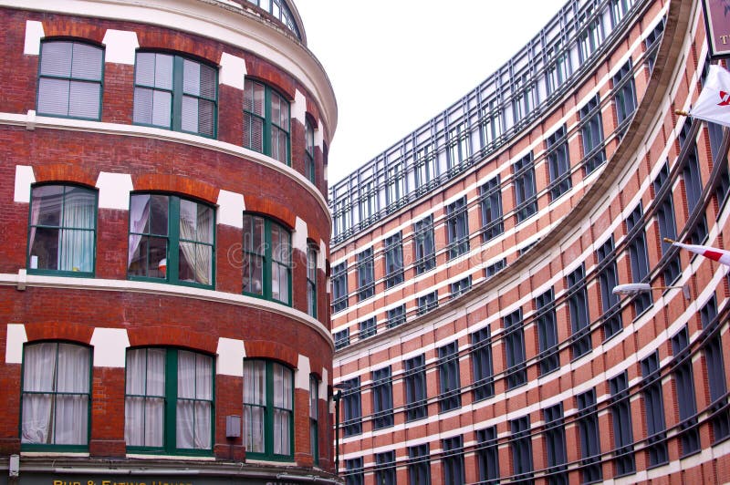 Red Old Buildings in London, Architecture Stock Image - Image of house ...