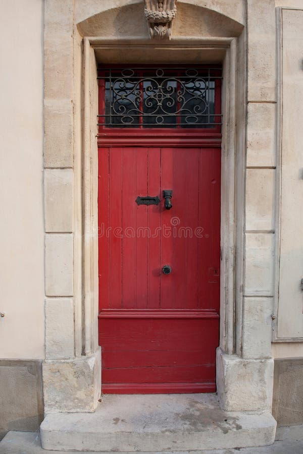 Red old door stock image. Image of door, color, structure - 59873229