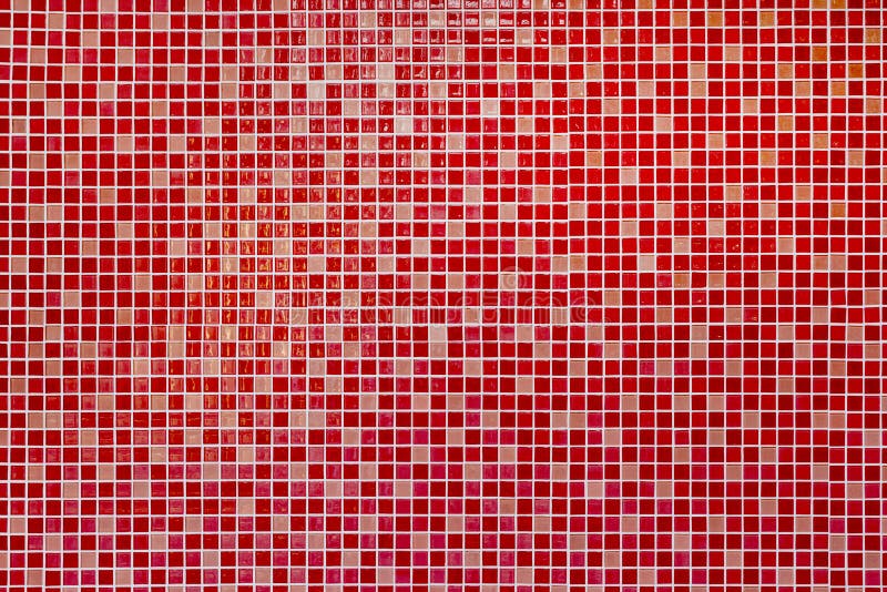 Red mosaic background stock photo. Image of decoration - 125225006