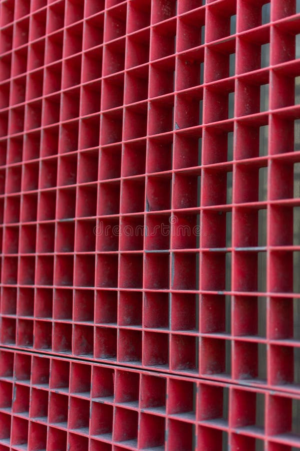 Red old square bars stock image. Image of beautiful - 152415379