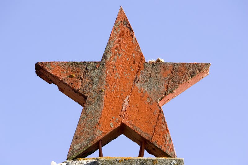 Red old star stock photo. Image of travel, communism - 32360504