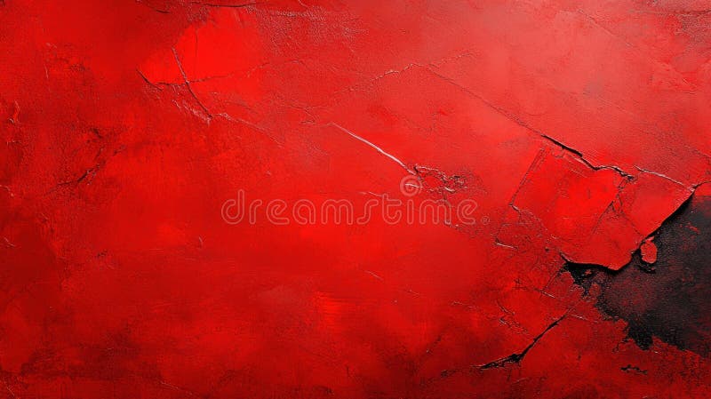 Red Old Wall Texture Background Banner with Copy Space for Design ...