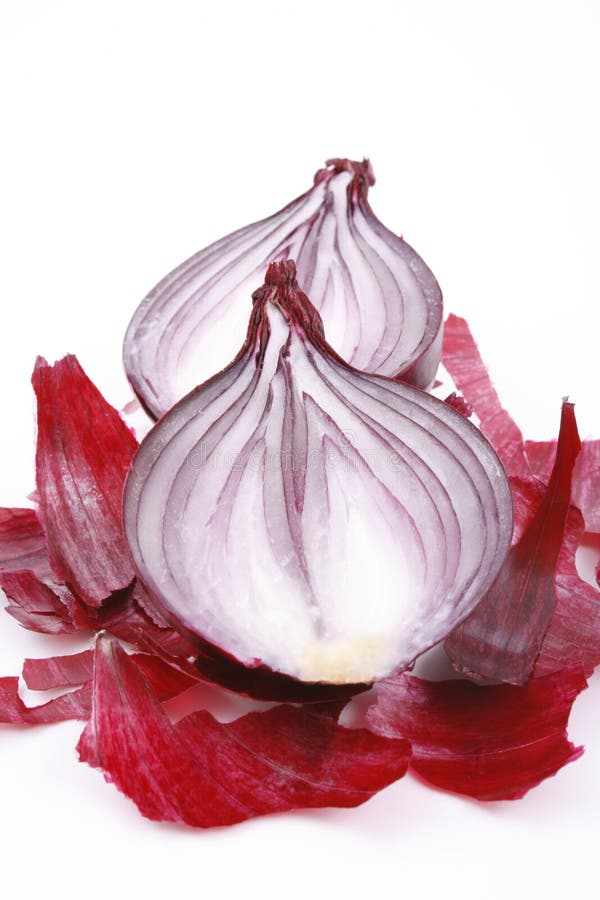 Red onion stock image. Image of onion, isolated, skin - 1259427