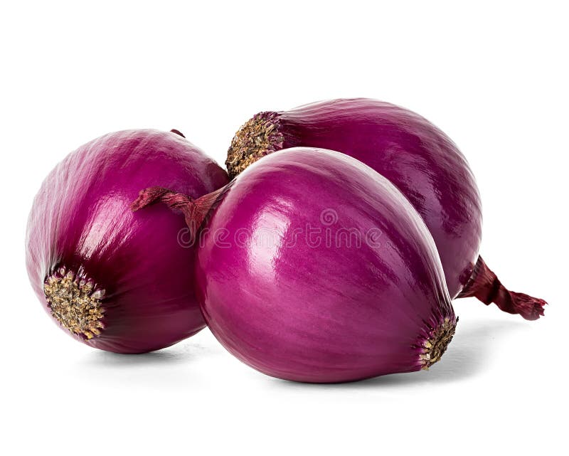 Red Onion, Isolated Against Stock Photo - Image of portion, sweet: 12859608
