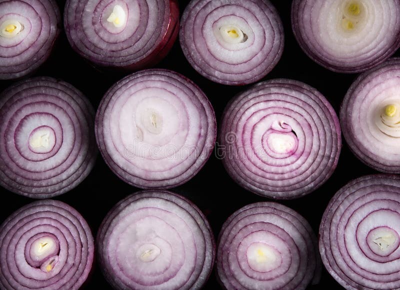 Red onion patterns stock photo. Image of dark, round - 142674272