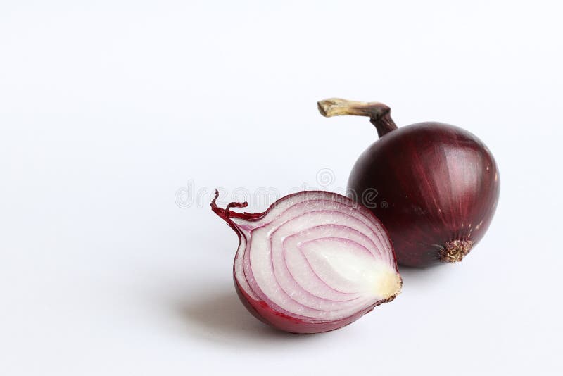 Red onion. stock image. Image of purple, background - 229179871