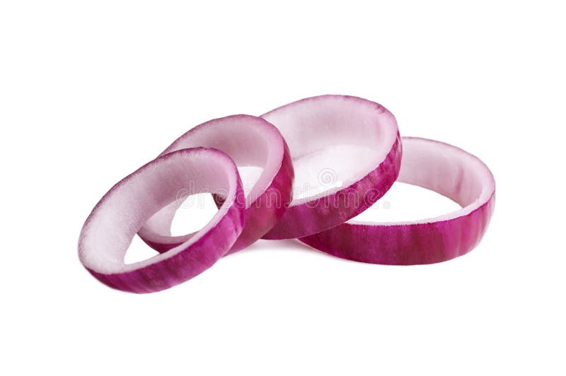 Red Onion Rings. Rings of Red Onions in a Pile Stock Image - Image of ...