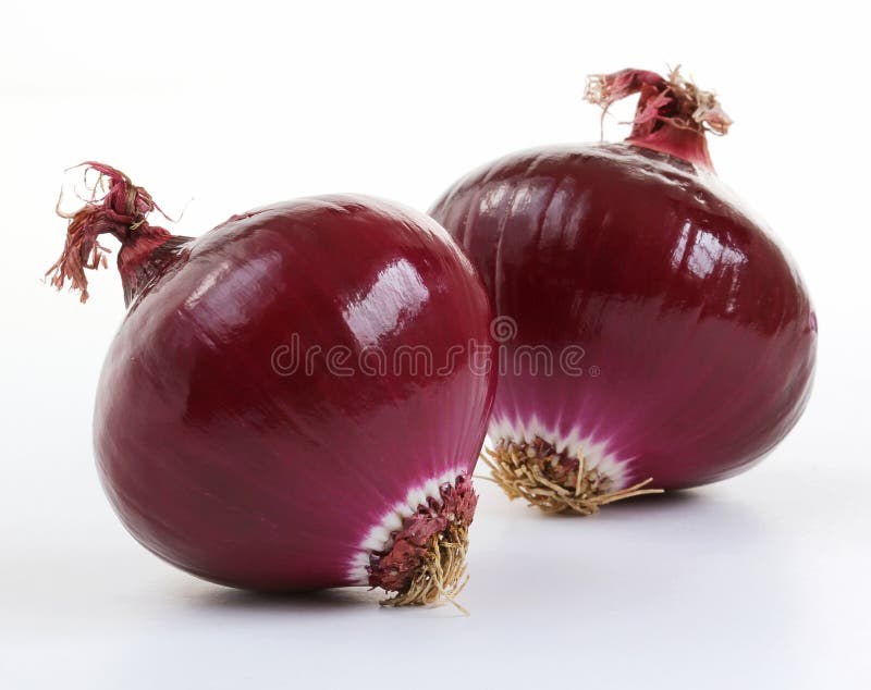 Red onions (allium) stock image. Image of cook, dining - 25456513