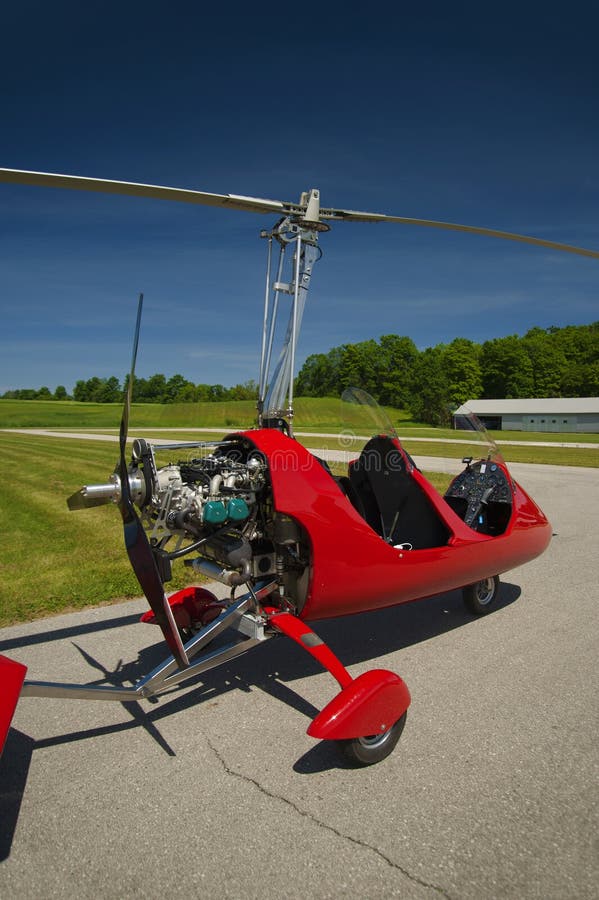 Autogyro rotor head stock photo. Image of blade, blue - 39791796