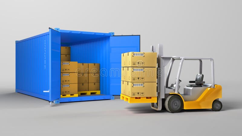 Pallet on a White Background Stock Image - Image of industry, path ...